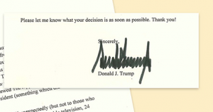 Donald Trump Handwriting Analysis – Handwriting University: Learn ...
